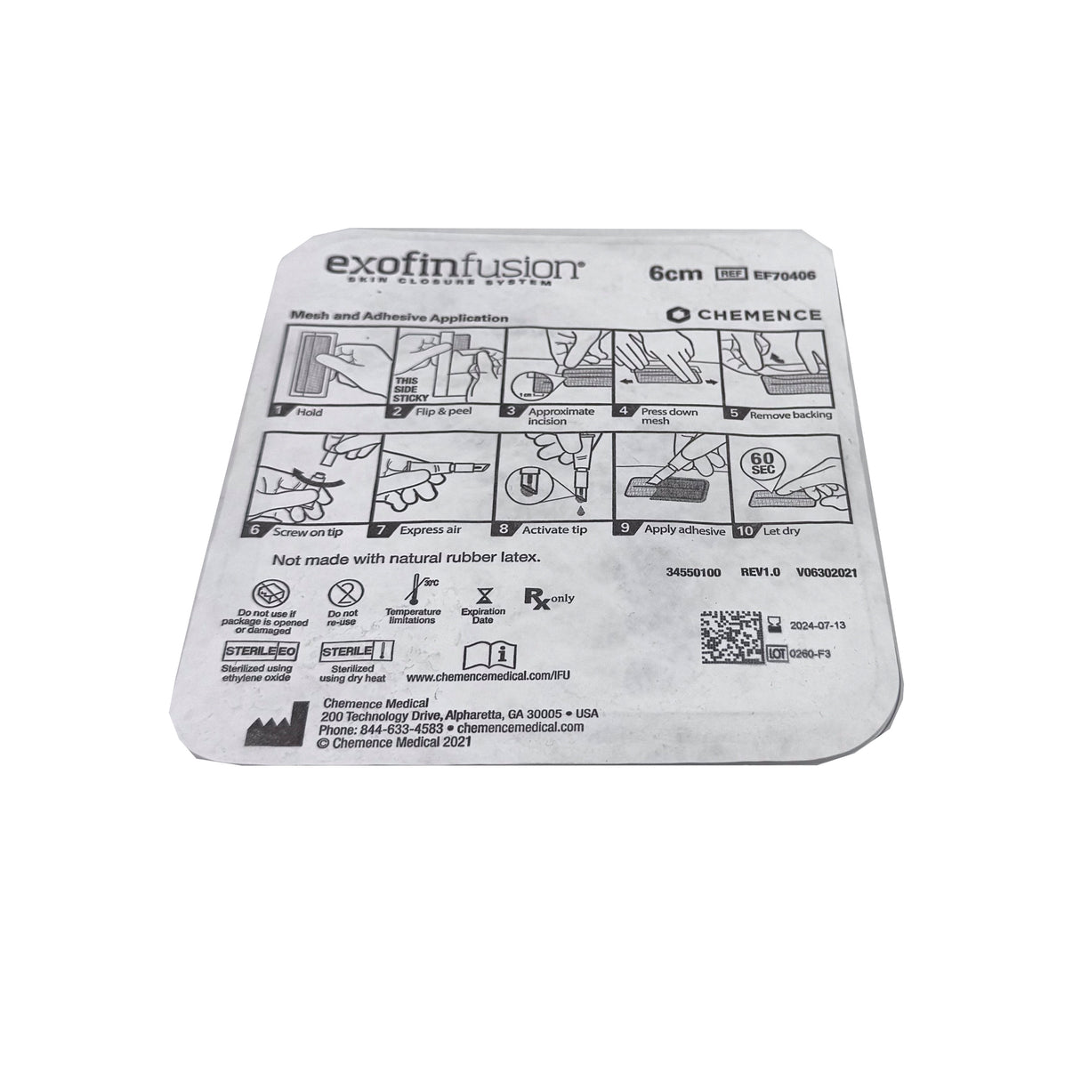 Exofin® Fusion Skin Closure System – Mesh & Adhesive Surgical Kit ...