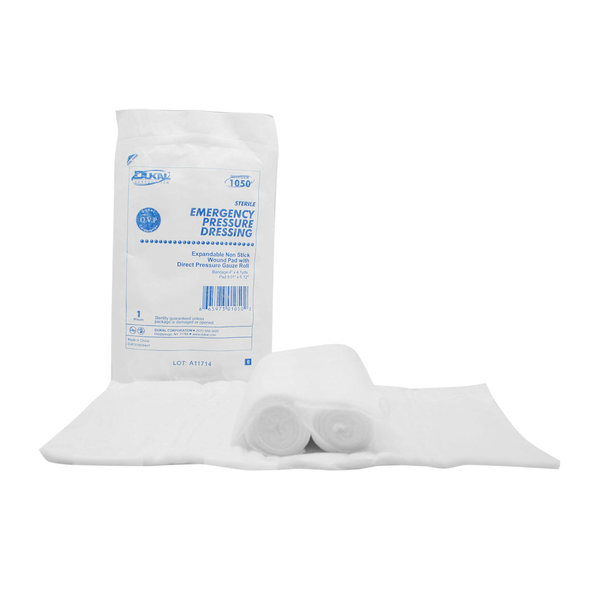 Sterile, Emergency Pressure Dressing – GoBioMed