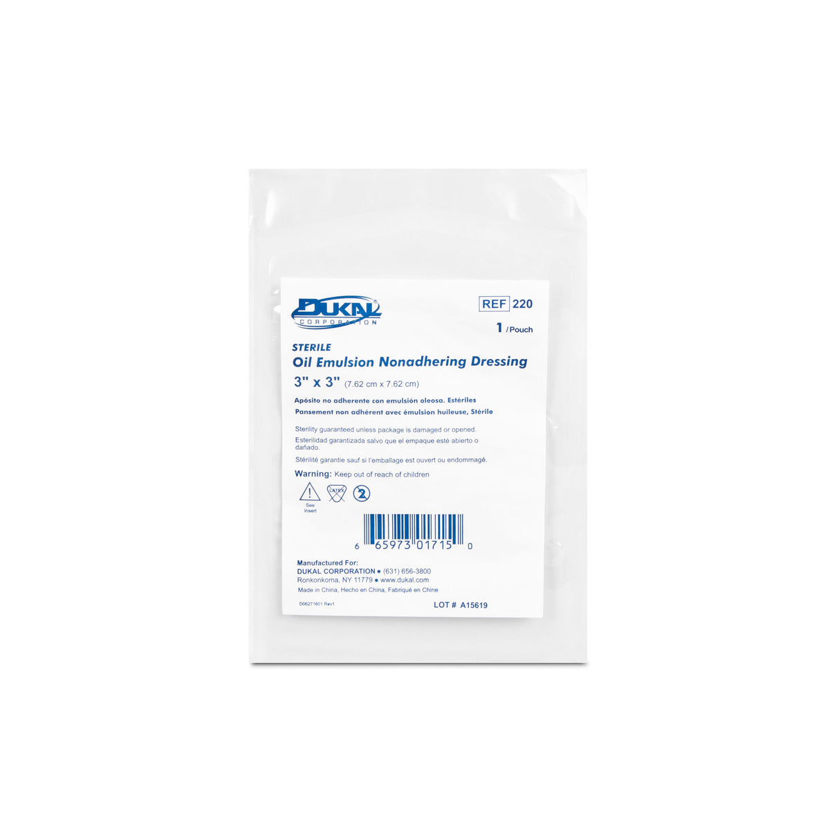 Oil Emulsion Dressing, 3" x 3" – GoBioMed