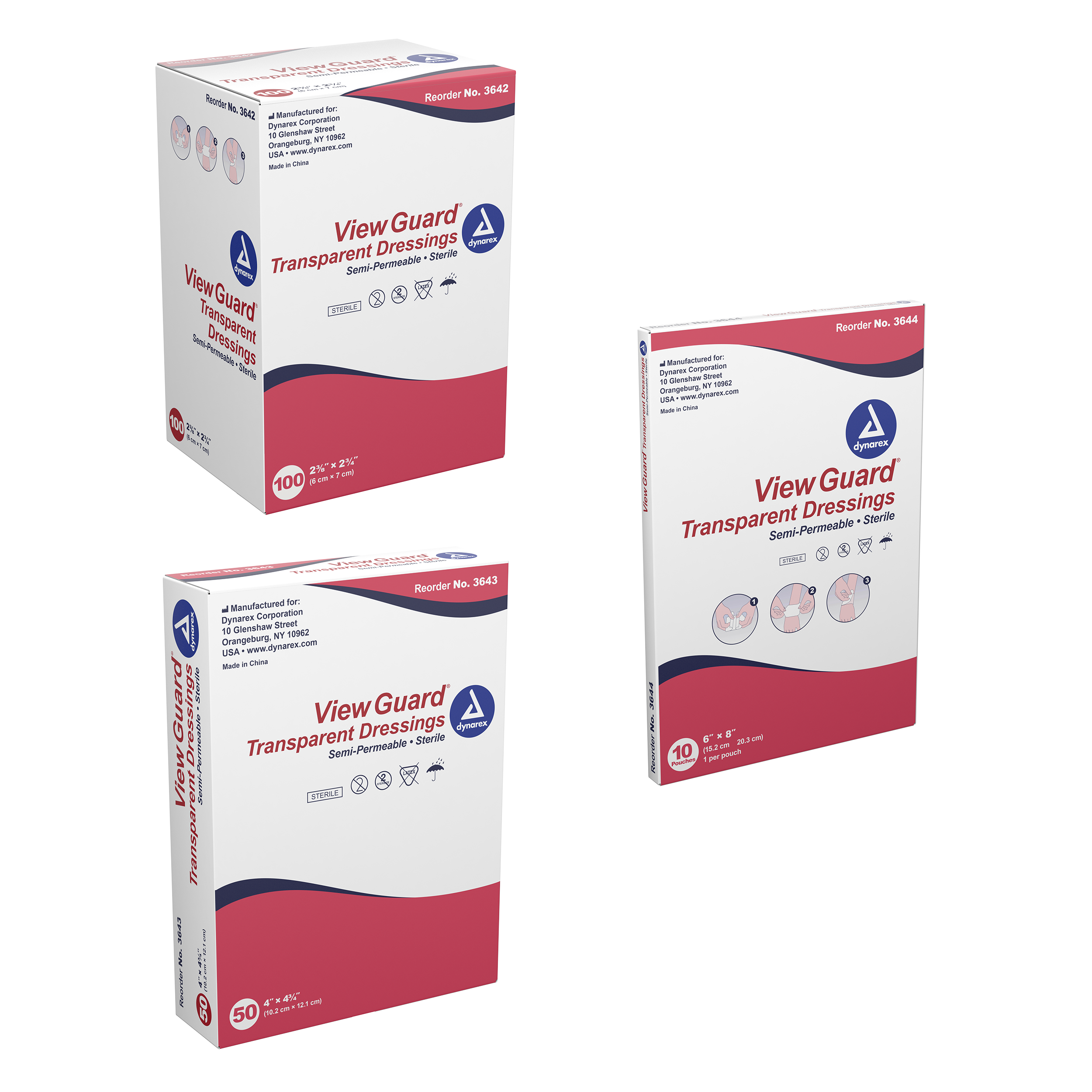 View Guard Transparent Dressings Sterile 2 3/8" x 2 3/4" – GoBioMed