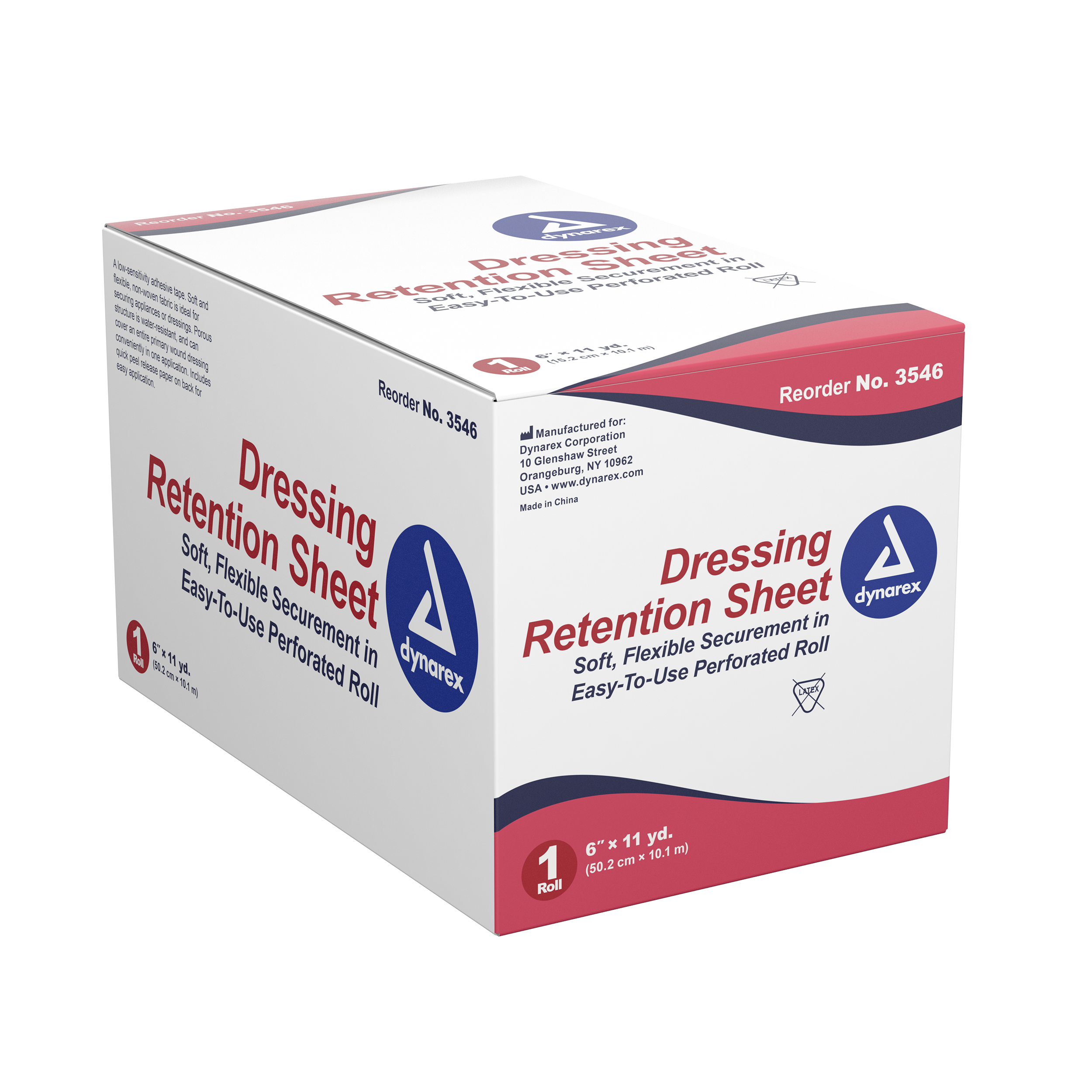 Dynarex - Dressing Retention Sheet, 11 yds, 5/case – GoBioMed